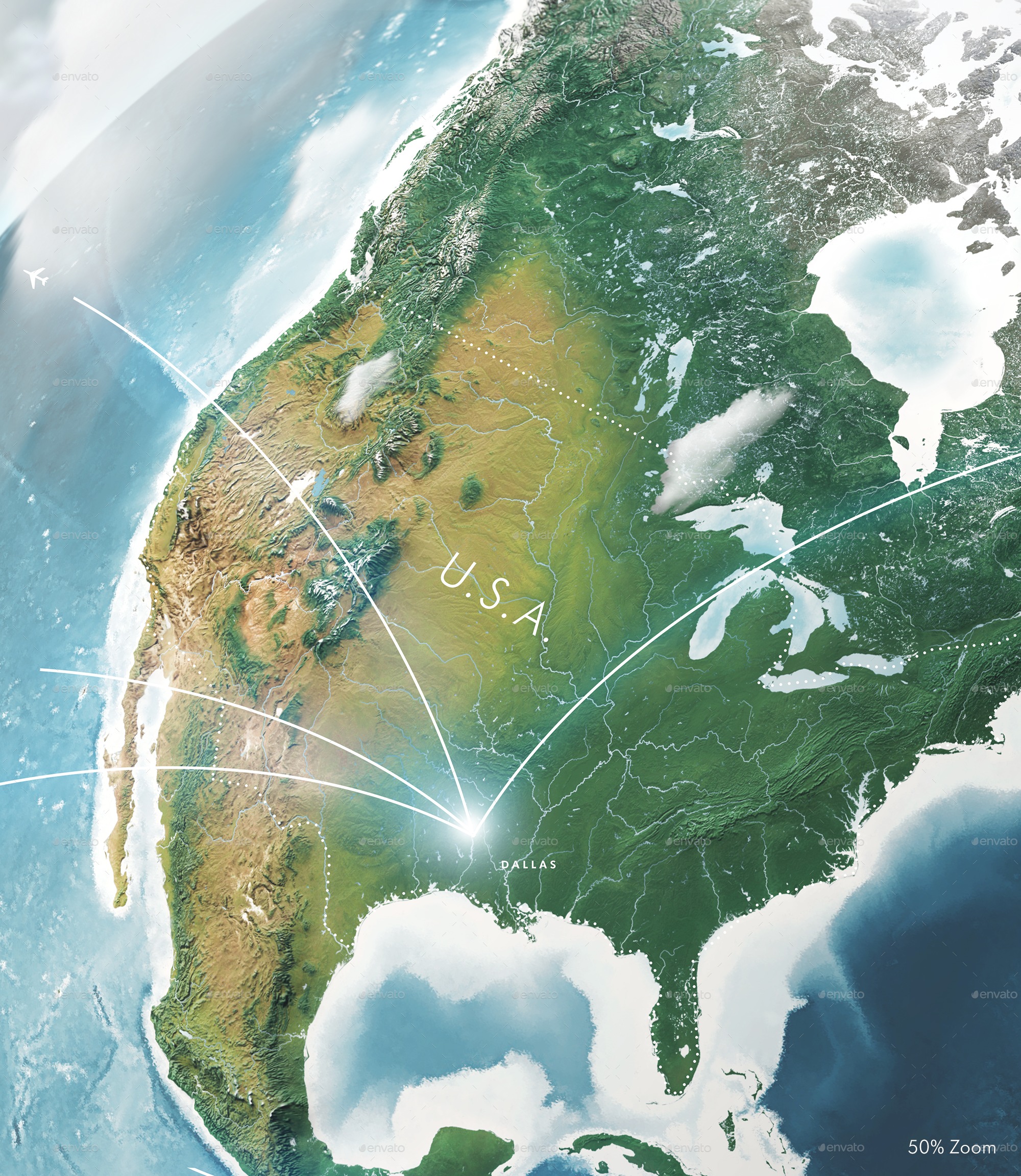 Illustrations of the Earth and Infographics, Graphics | GraphicRiver