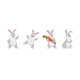 Happy Rabbits - Set of Vector Cartoon Characters, Vectors | GraphicRiver
