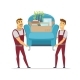 Moving Service - Cartoon People Characters, Vectors | GraphicRiver