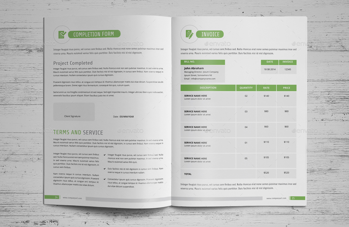 Project Business Proposal Design v3, Print Templates | GraphicRiver