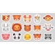 Animals Face Stickers. , Vectors | GraphicRiver