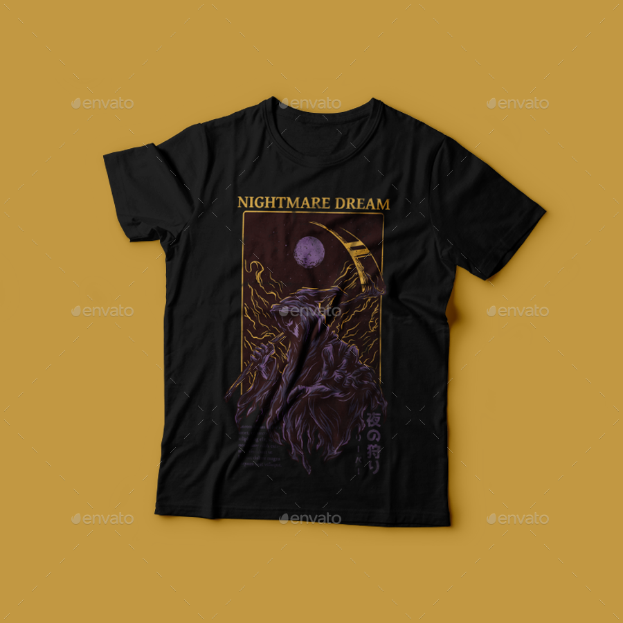Nightmare Dream T-Shirt Design, T-Shirts | GraphicRiver