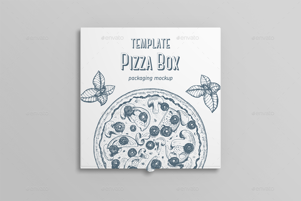 Pizza Box Mockup, Graphics | GraphicRiver