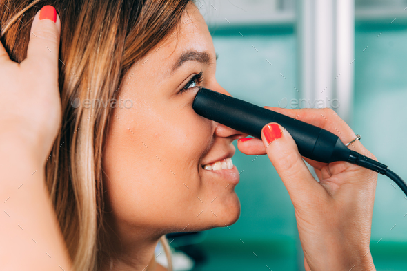 Ophthalmology. Ocular Ultrasound (B-Scan) Stock Photo by microgen ...