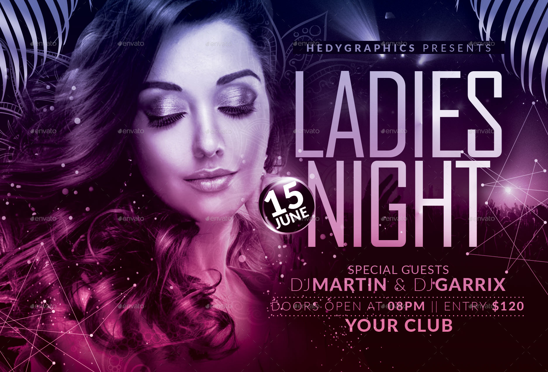 Ladies Night Flyer, Print Templates | GraphicRiver
