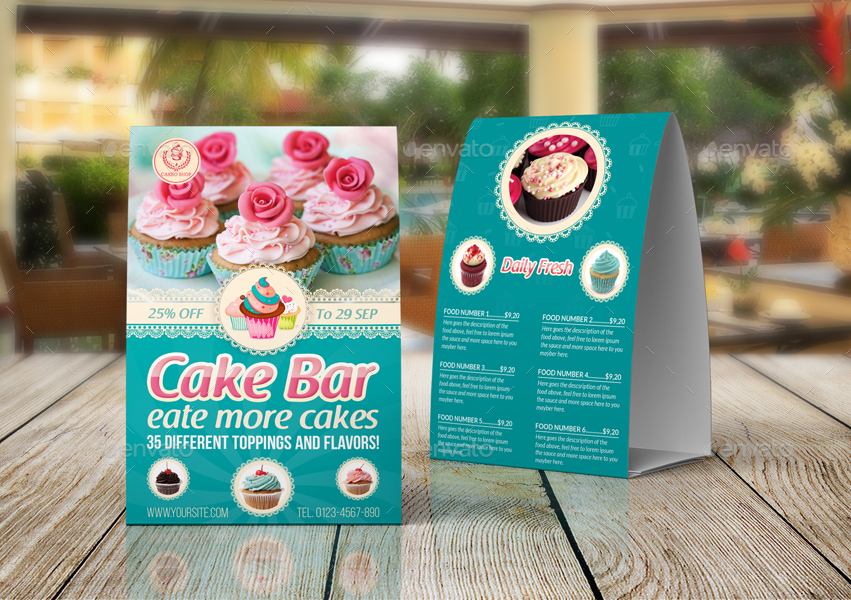 Cake Shop Advertising Bundle Vol.4 by OWPictures | GraphicRiver