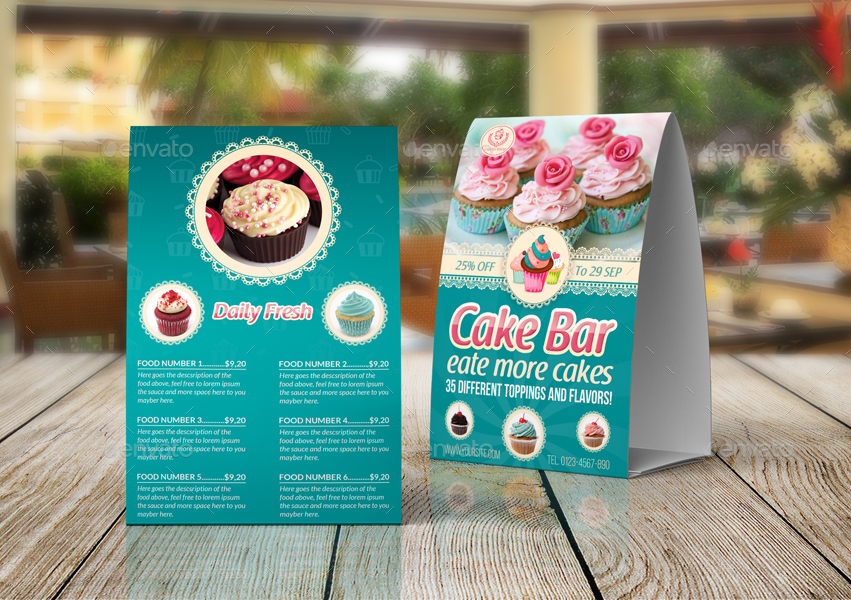 Cake Shop Advertising Bundle Vol.4, Print Templates | GraphicRiver
