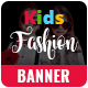 Kids Fashion Banner Set, Web Elements | GraphicRiver