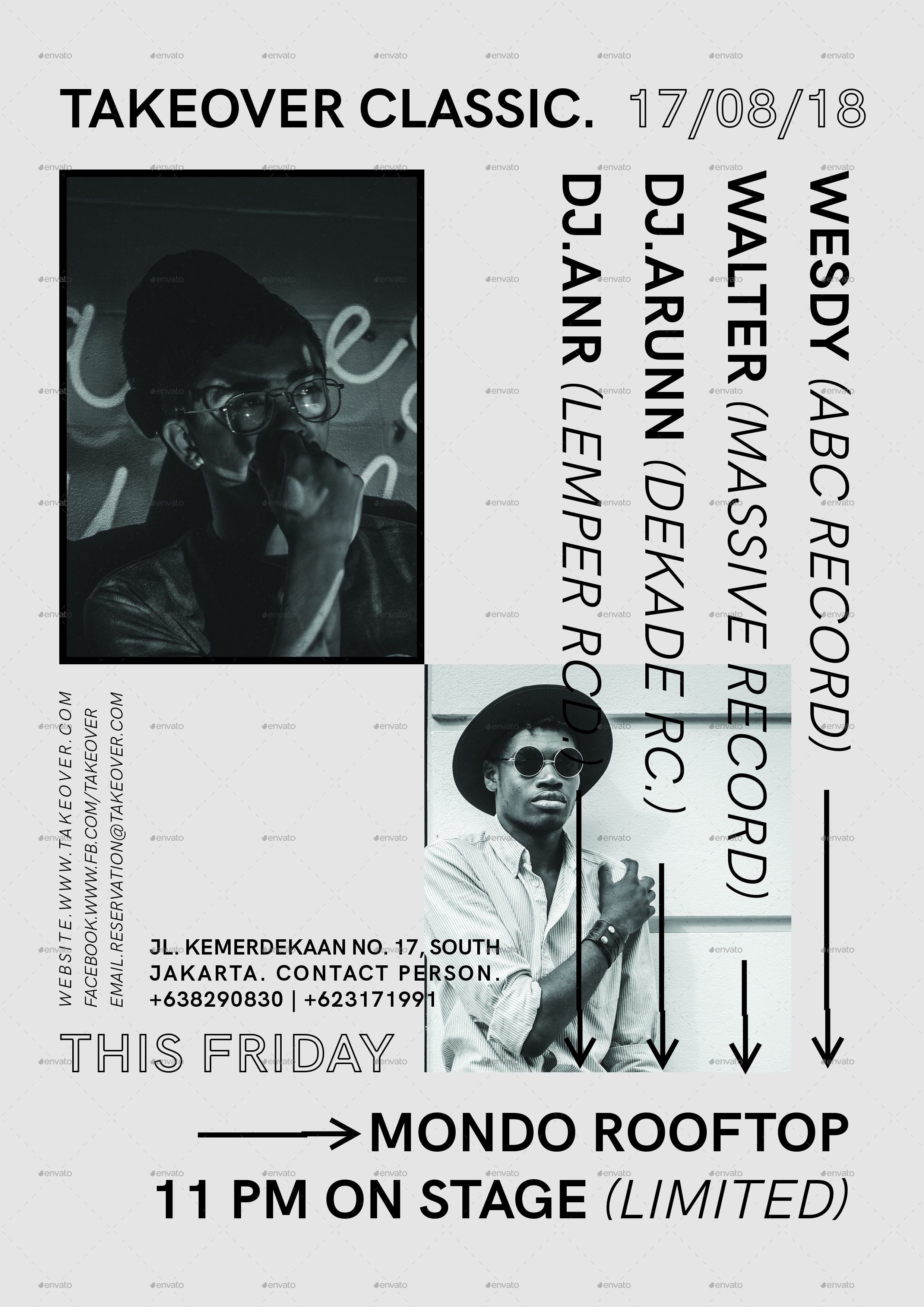 Bundle Multipurpose Music Flyer Template, Print Templates | GraphicRiver