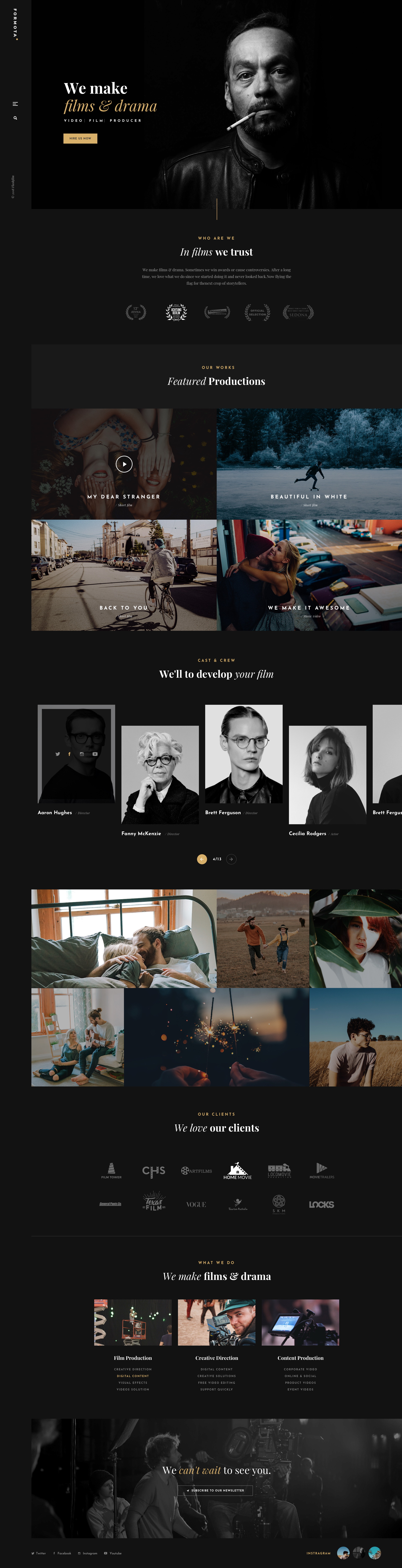 Formota - Movie Studios and Filmmakers Sketch Template by HaruTheme