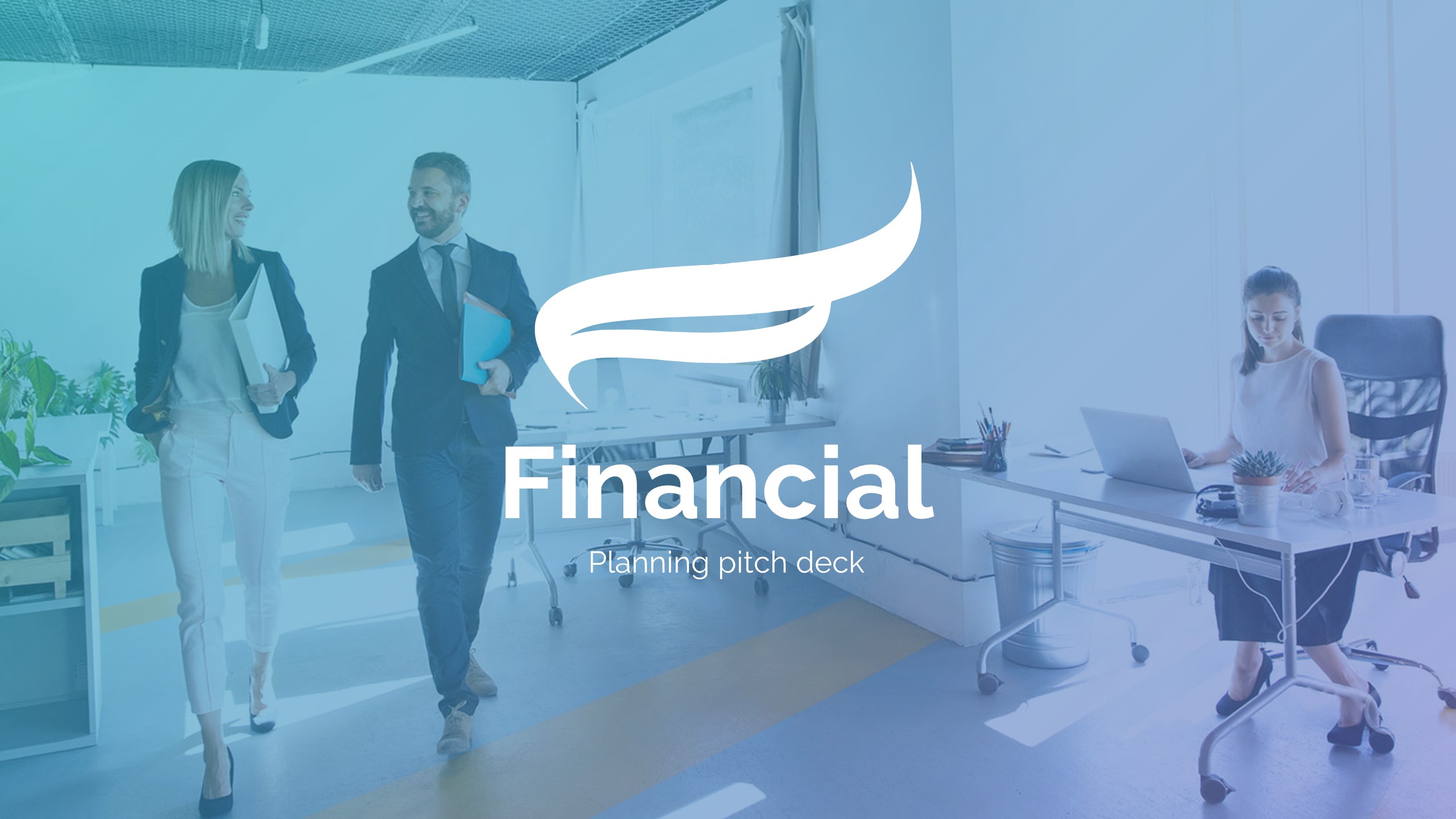 Financial Planning Pitch Deck Powerpoint Template, Presentation Templates