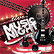 Live Music Night Show, Print Templates | GraphicRiver