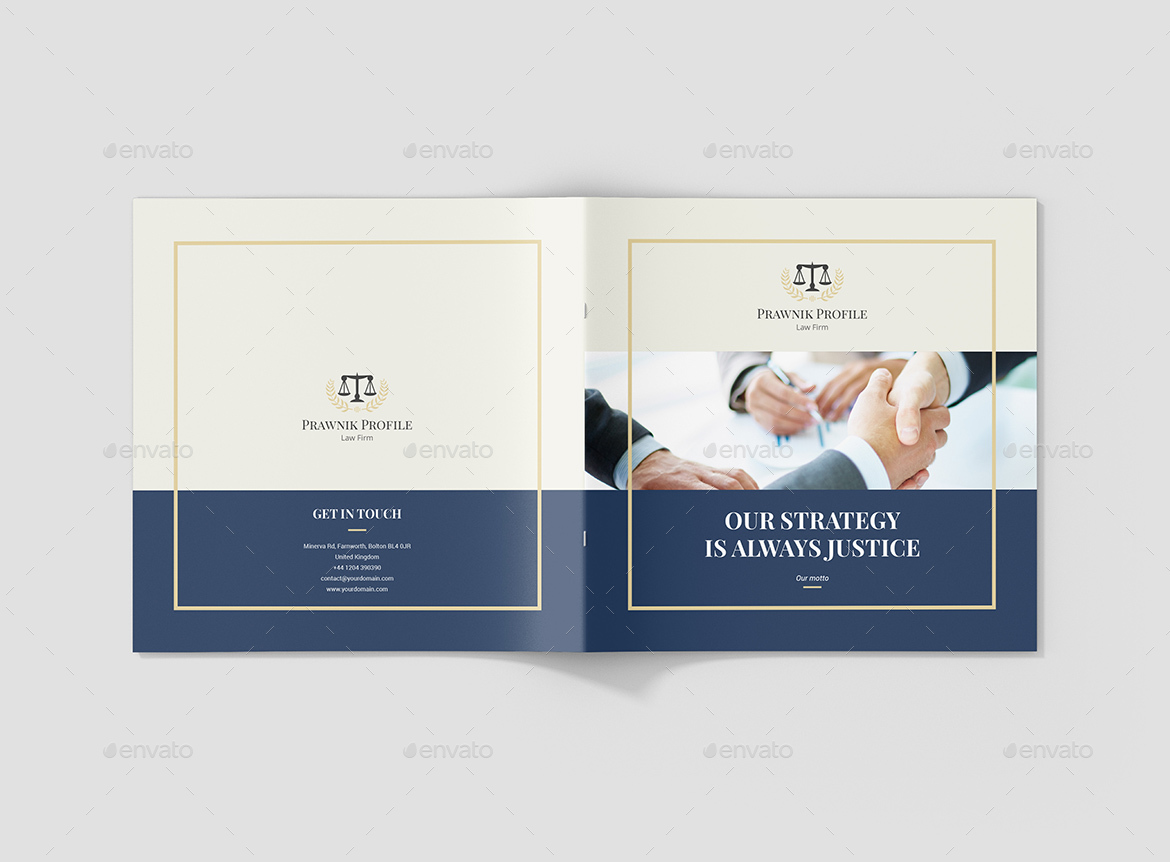 Prawnik – Law Firm Company Profile Square, Print Templates | GraphicRiver