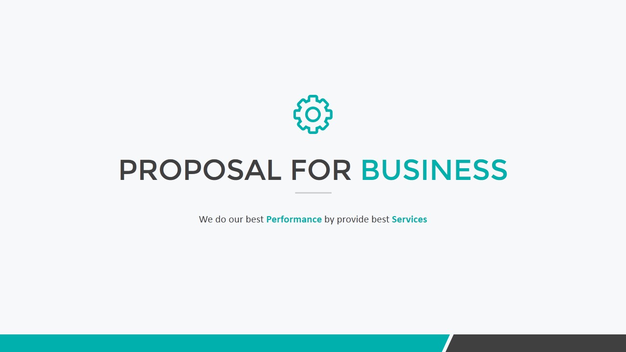 Proposal For Business / Services - Powerpoint Presentation Template ...