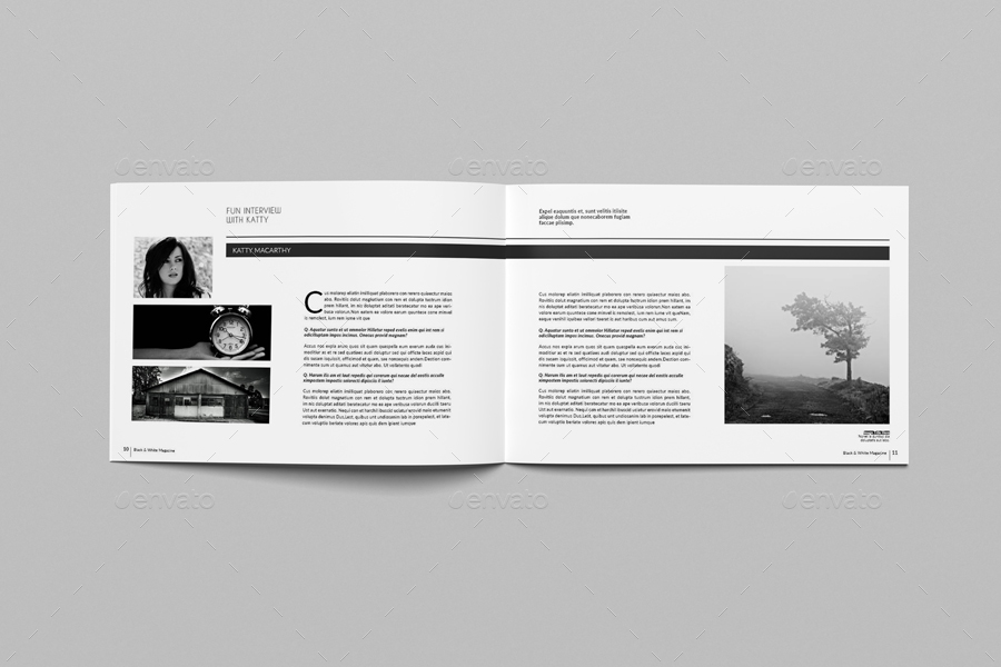 Landscape Magazine Template IV, Print Templates | GraphicRiver