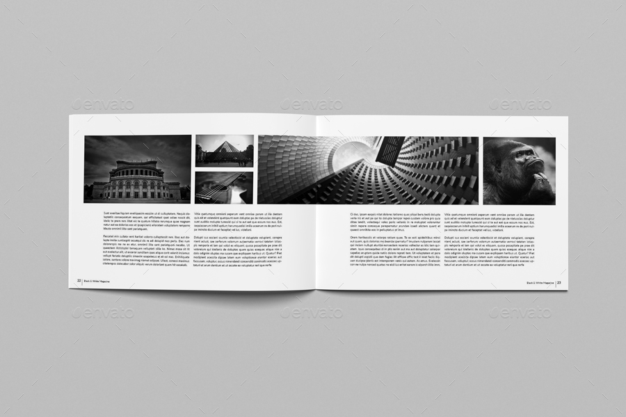 Landscape Magazine Template IV, Print Templates | GraphicRiver