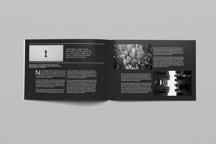 Landscape Magazine Template IV, Print Templates | GraphicRiver