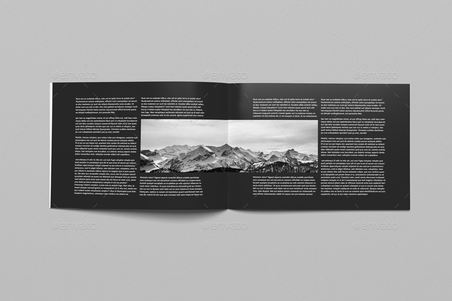 Landscape Magazine Template IV, Print Templates | GraphicRiver