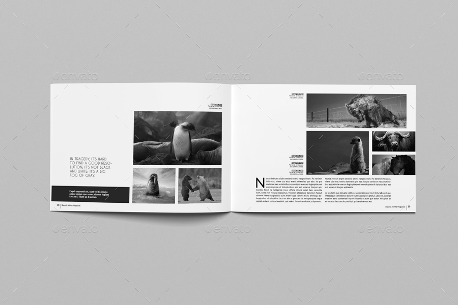 Landscape Magazine Template IV, Print Templates | GraphicRiver