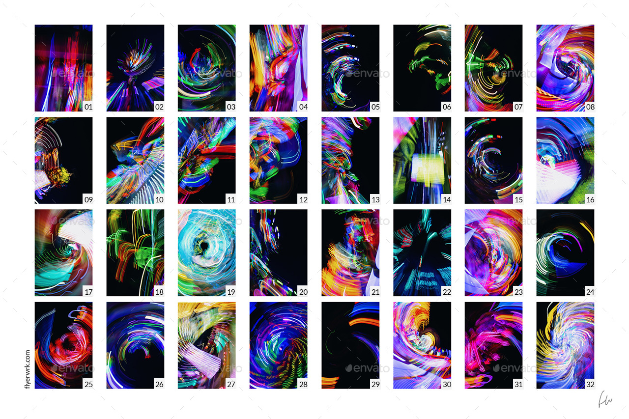 Schrill - 32 Light Streaks, Textures | GraphicRiver