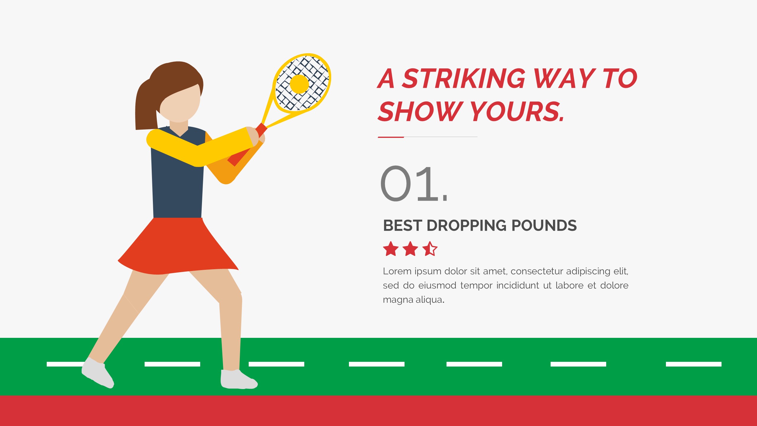 X Sport Gym and Fitness Powerpoint Template, Presentation Templates