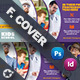 Kids School Cover Templates, Web Elements | GraphicRiver