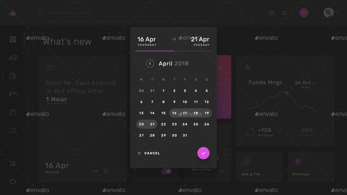 Violett Web - Aesthetic Dashboard Web App UI Kit, Web Elements ...