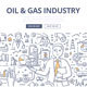Oil and Gas Industry Doodle Concept, Vectors | GraphicRiver
