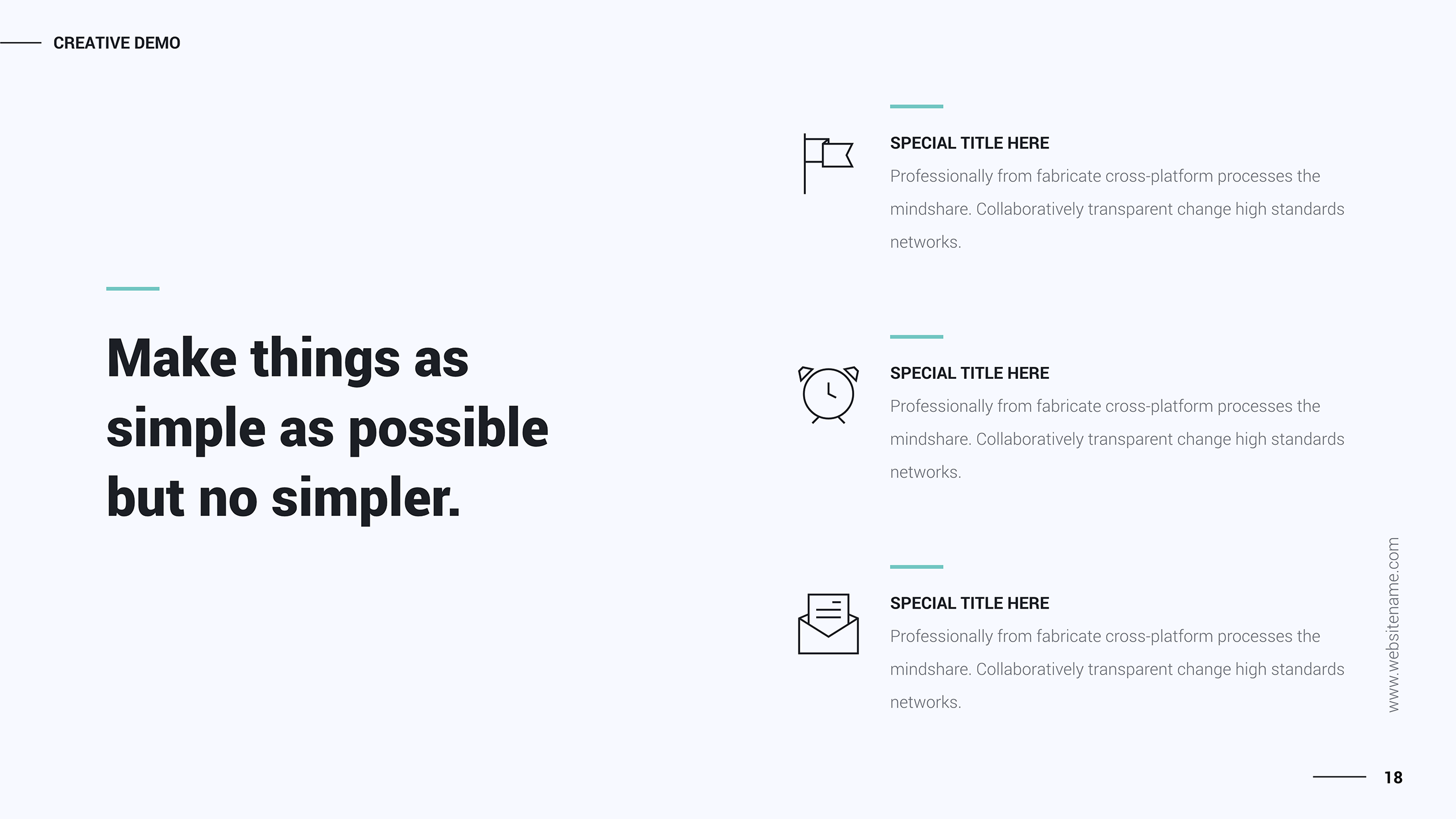 MNML Presentation Template ("Shift" Presentation Builder), Presentation ...