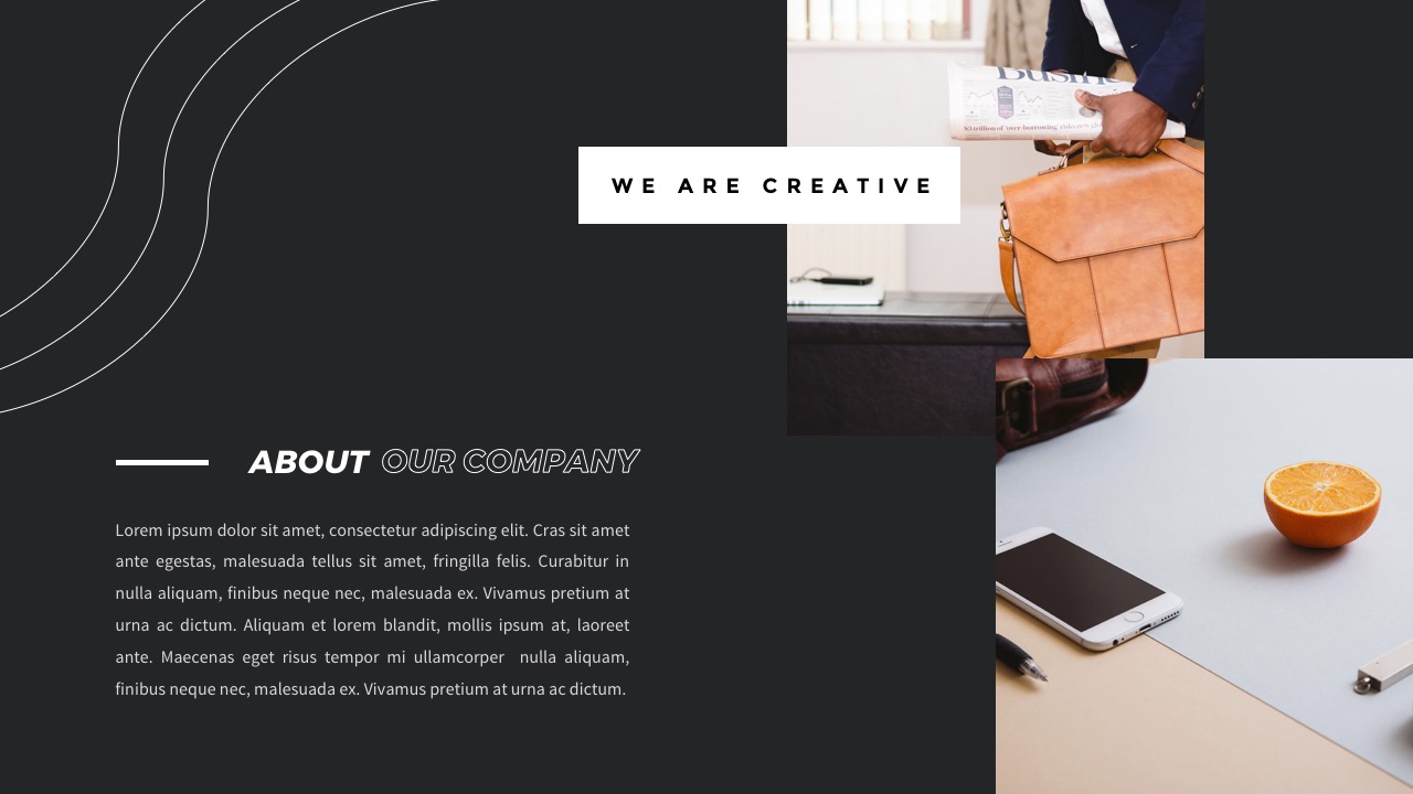 Whiteline - Creative Keynote Template, Presentation Templates ...