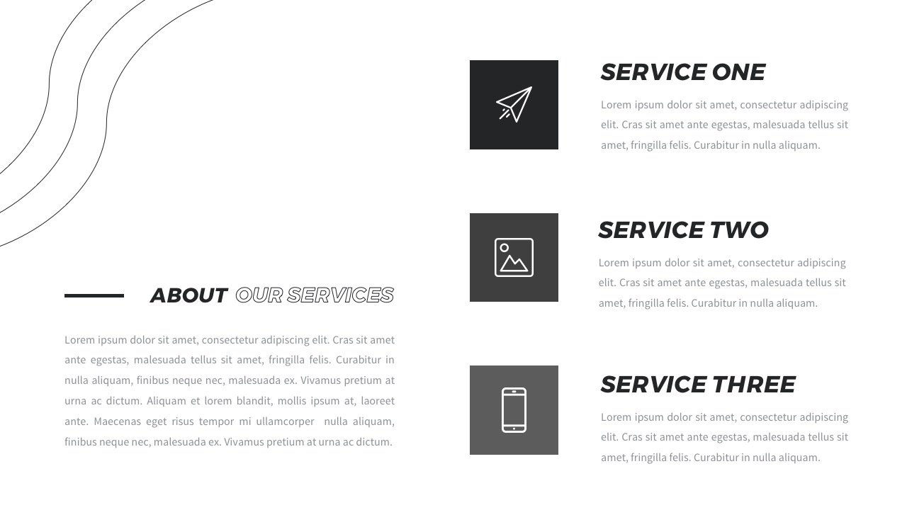 Whiteline - Creative Keynote Template, Presentation Templates ...