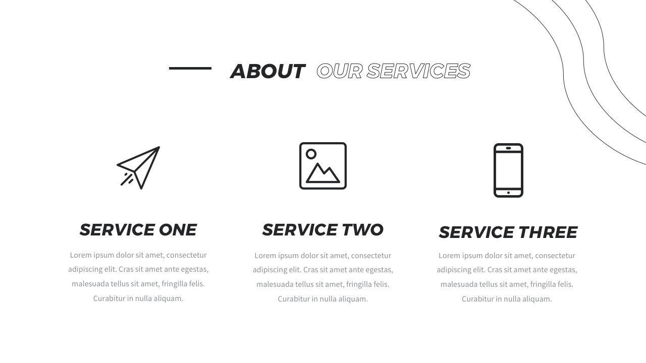 Whiteline - Creative Keynote Template, Presentation Templates ...