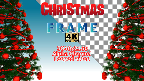 Magic Christmas Tree Frame, Motion Graphics | VideoHive