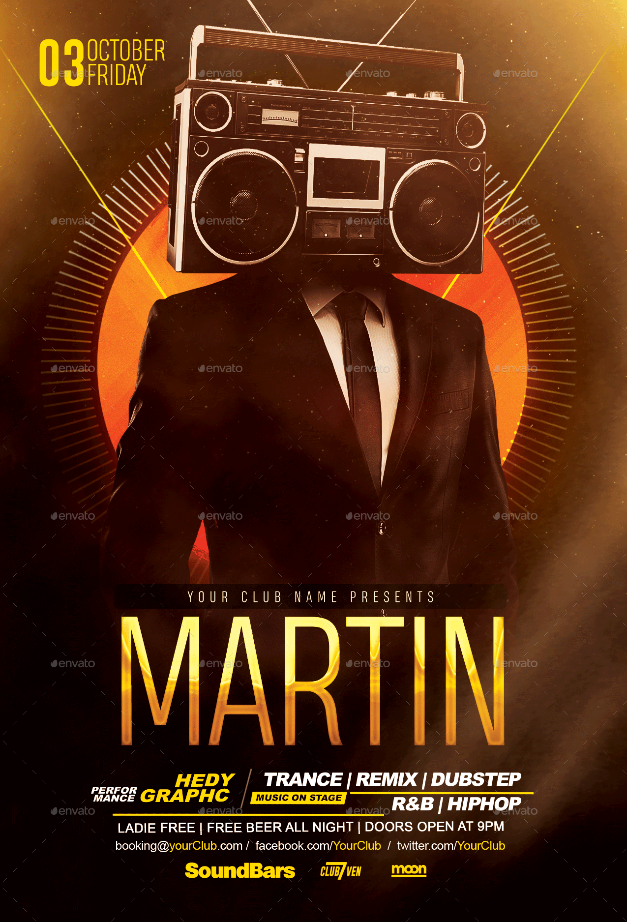 Guest Artist Flyer, Print Templates | GraphicRiver