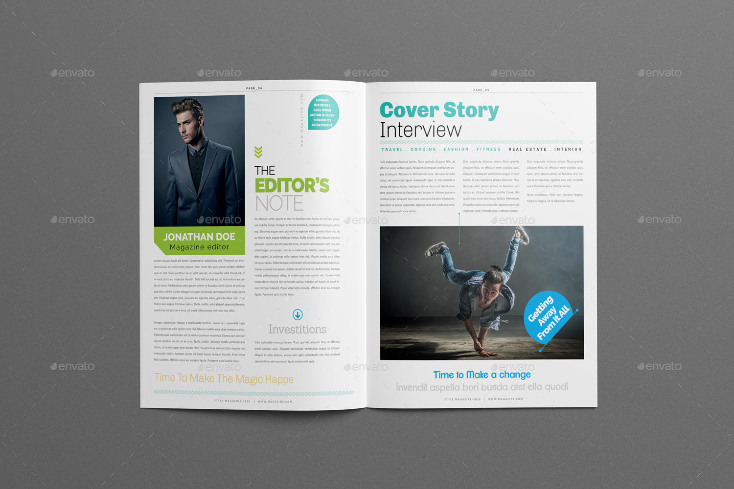 Magazine, Print Templates | GraphicRiver