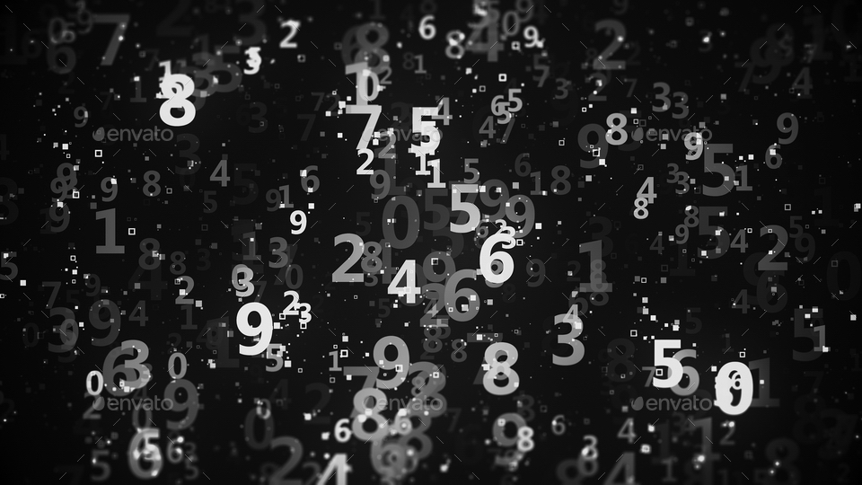 Numbers Backgrounds, Graphics | GraphicRiver