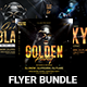 Golden Flyer Bundle, Print Templates | GraphicRiver