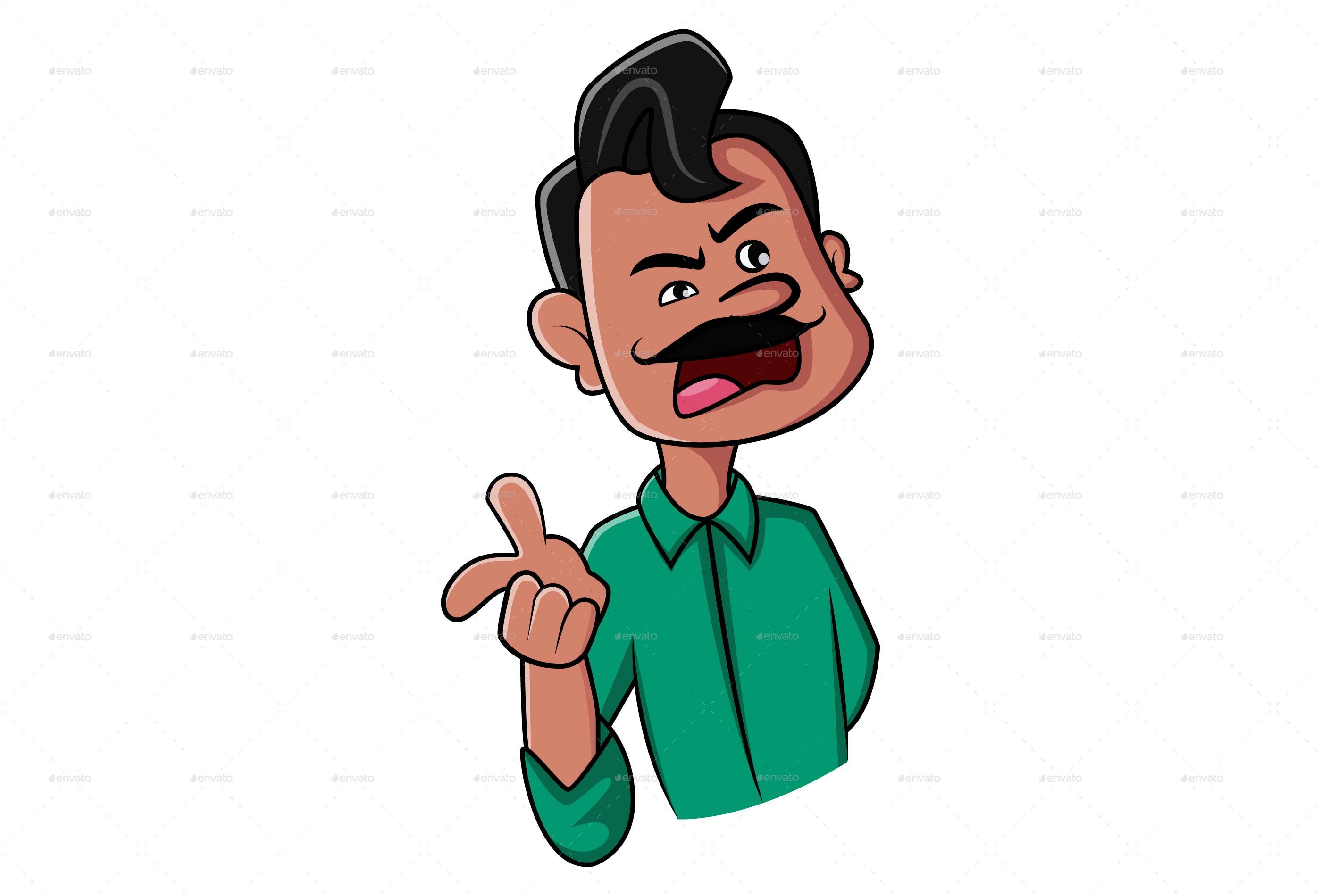 Cartoon Man Stickers, Vectors | GraphicRiver