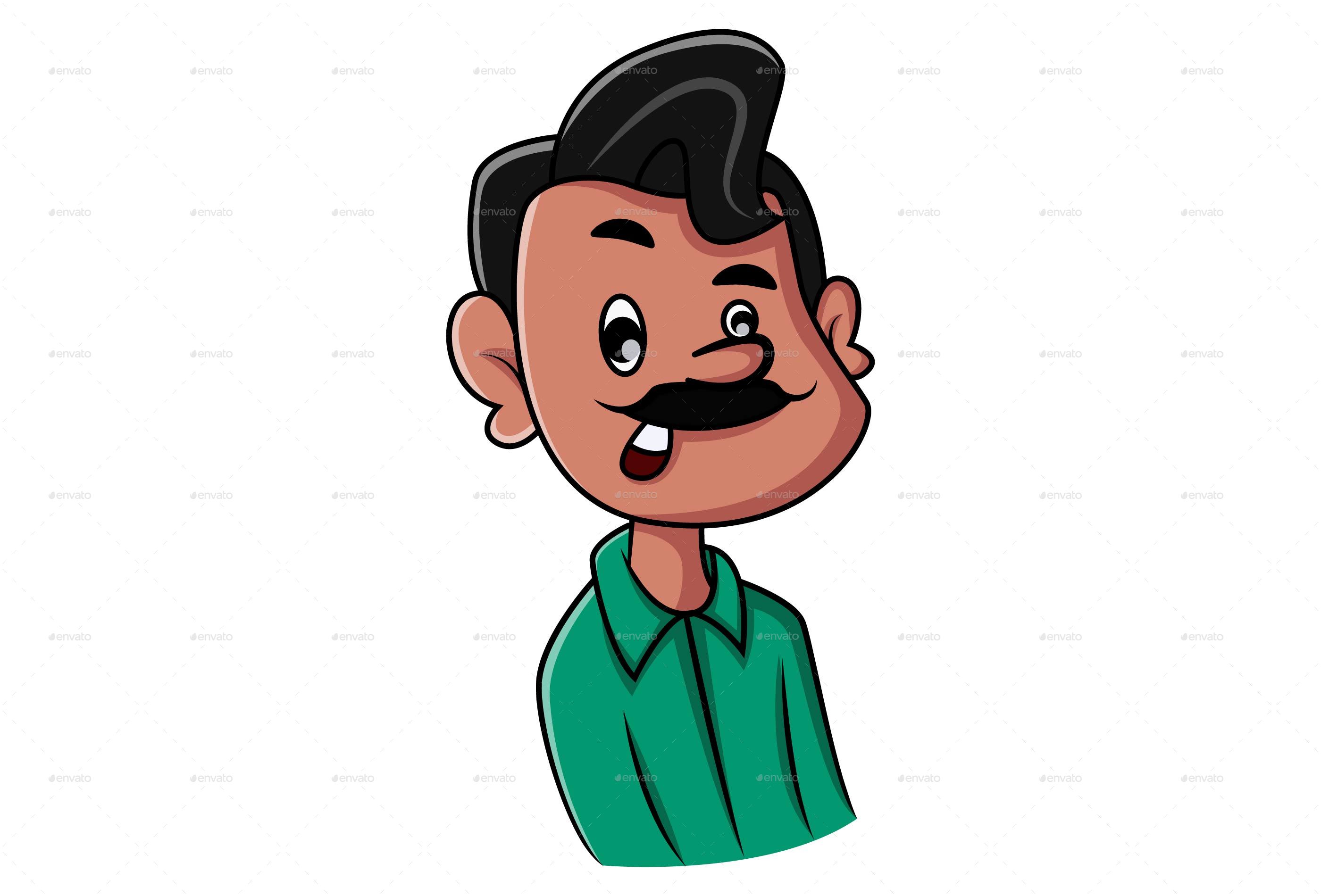 Cartoon Man Stickers, Vectors | GraphicRiver