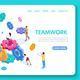 Website Template Design Isometric Concept, Vectors | GraphicRiver