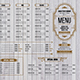 Rustic Menu Board, Print Templates | GraphicRiver