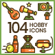 Hobby Icons, Icons | GraphicRiver