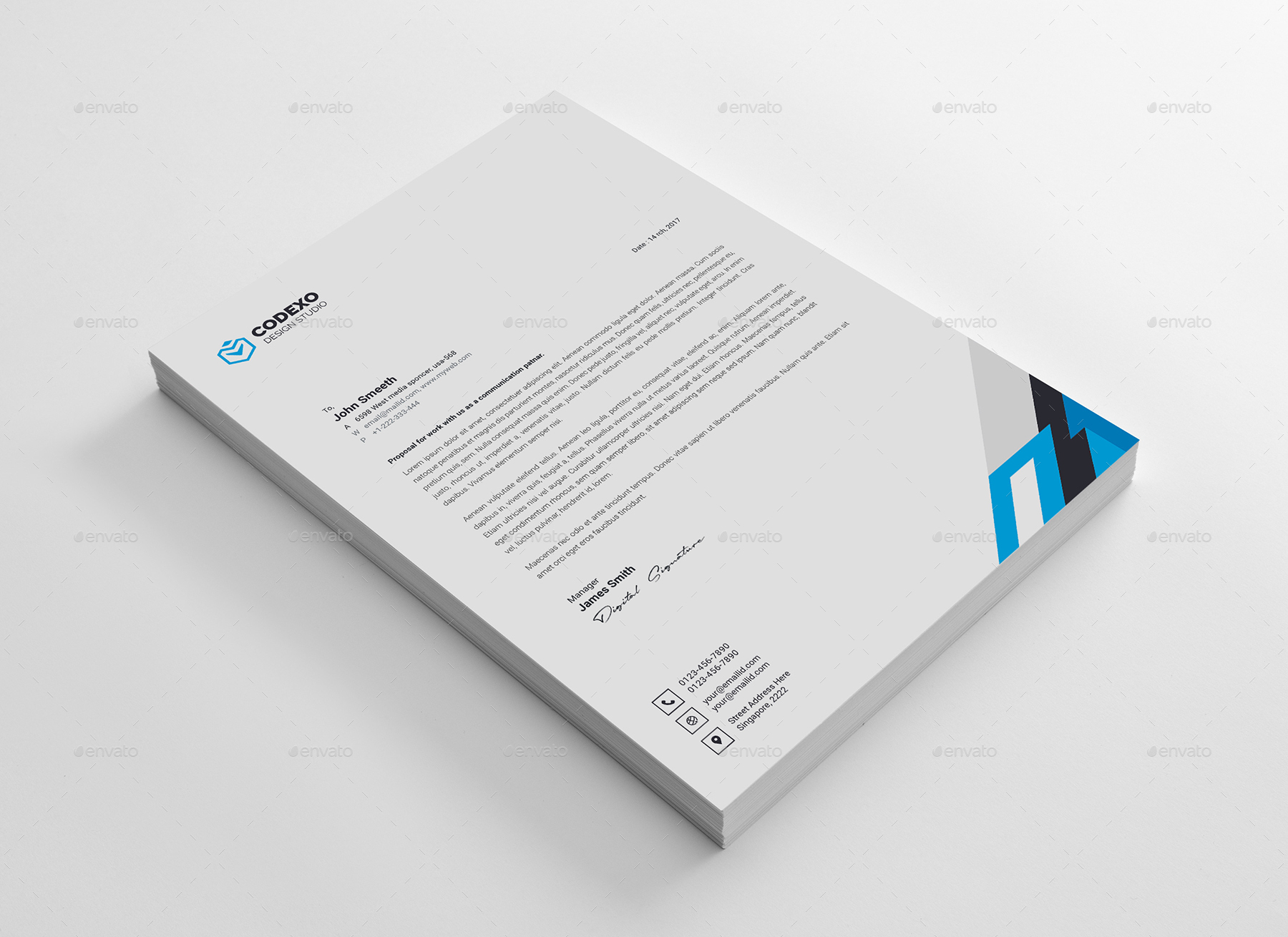 Letterhead Template, Print Templates | GraphicRiver