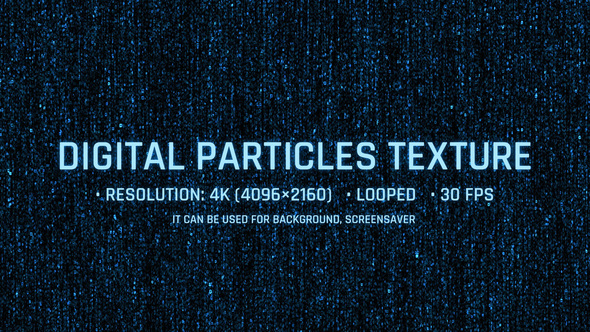 Digital Particles Texture, Motion Graphics | VideoHive