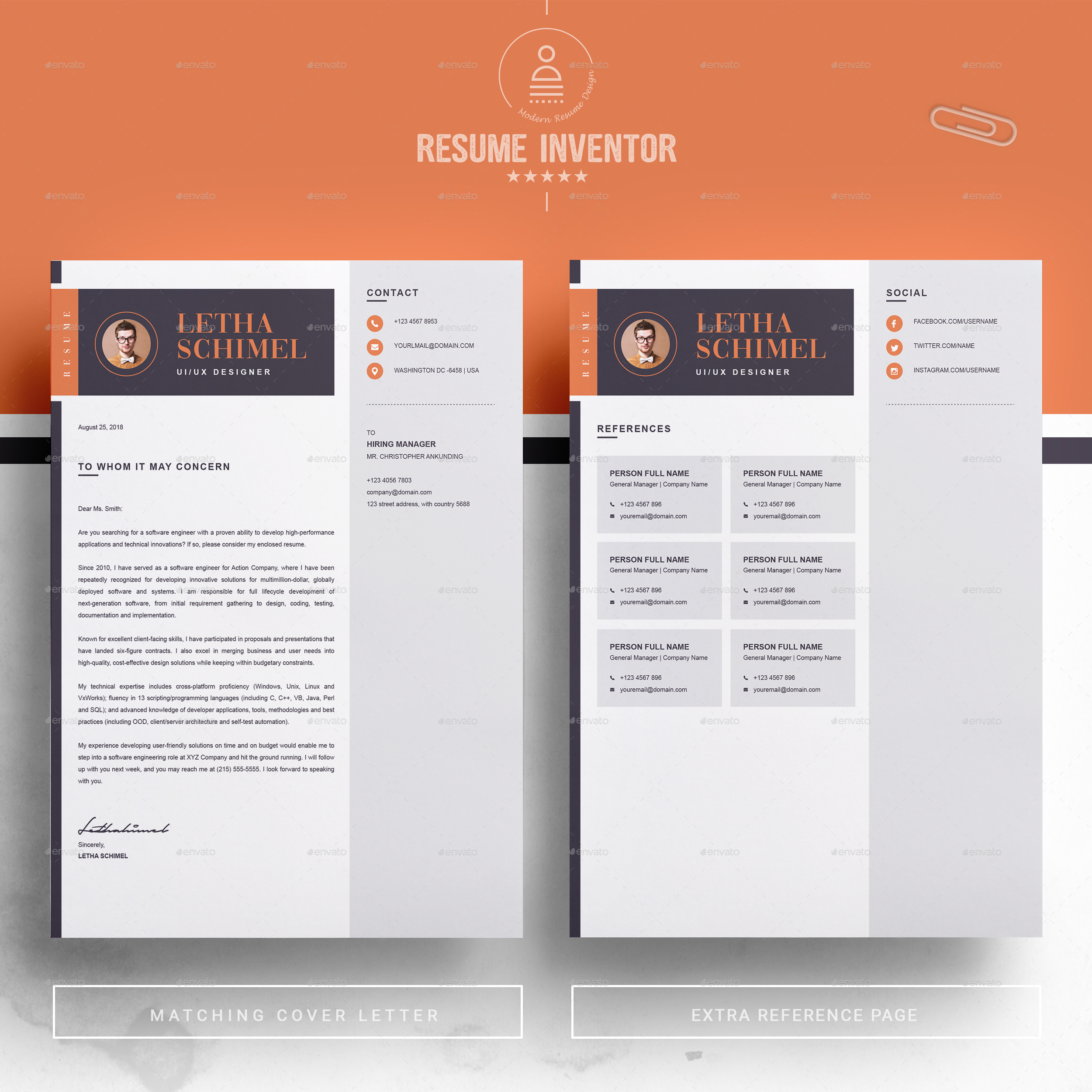 Resume, Print Templates | GraphicRiver