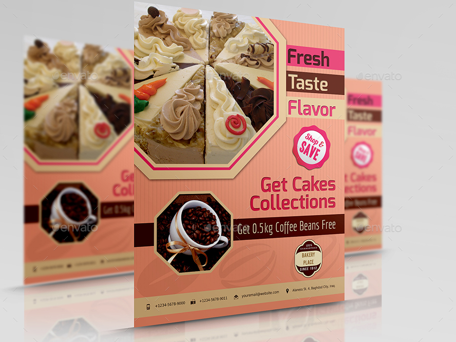 Cake Flyer Vol.2, Print Templates | GraphicRiver