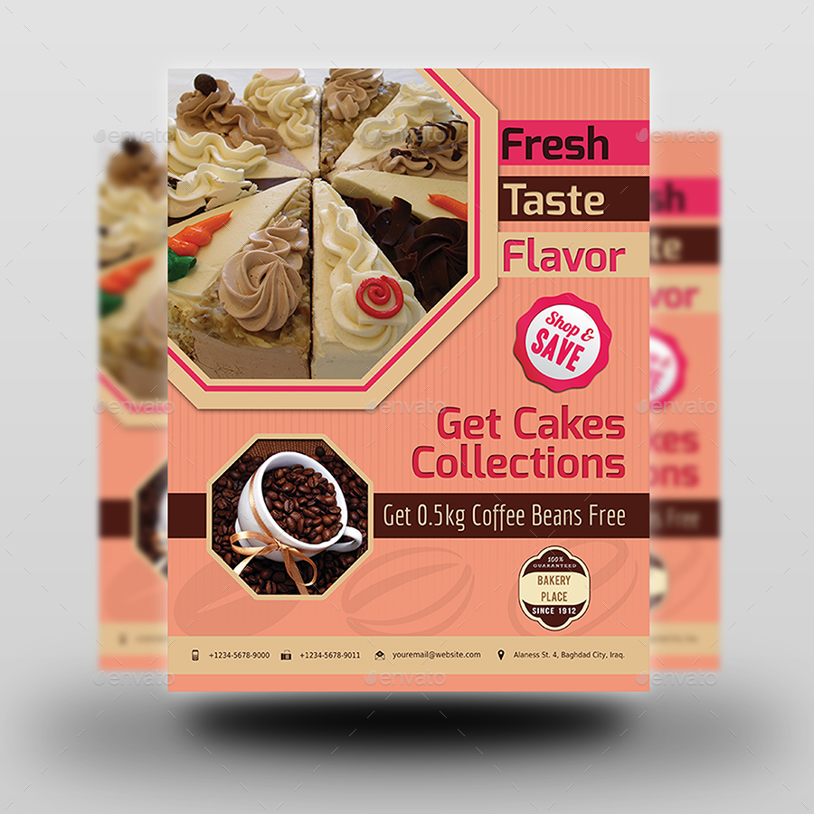 Cake Flyer Vol.2, Print Templates | GraphicRiver