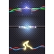 Set of Dangling Wires with Electric Arc Sparks, Vectors | GraphicRiver