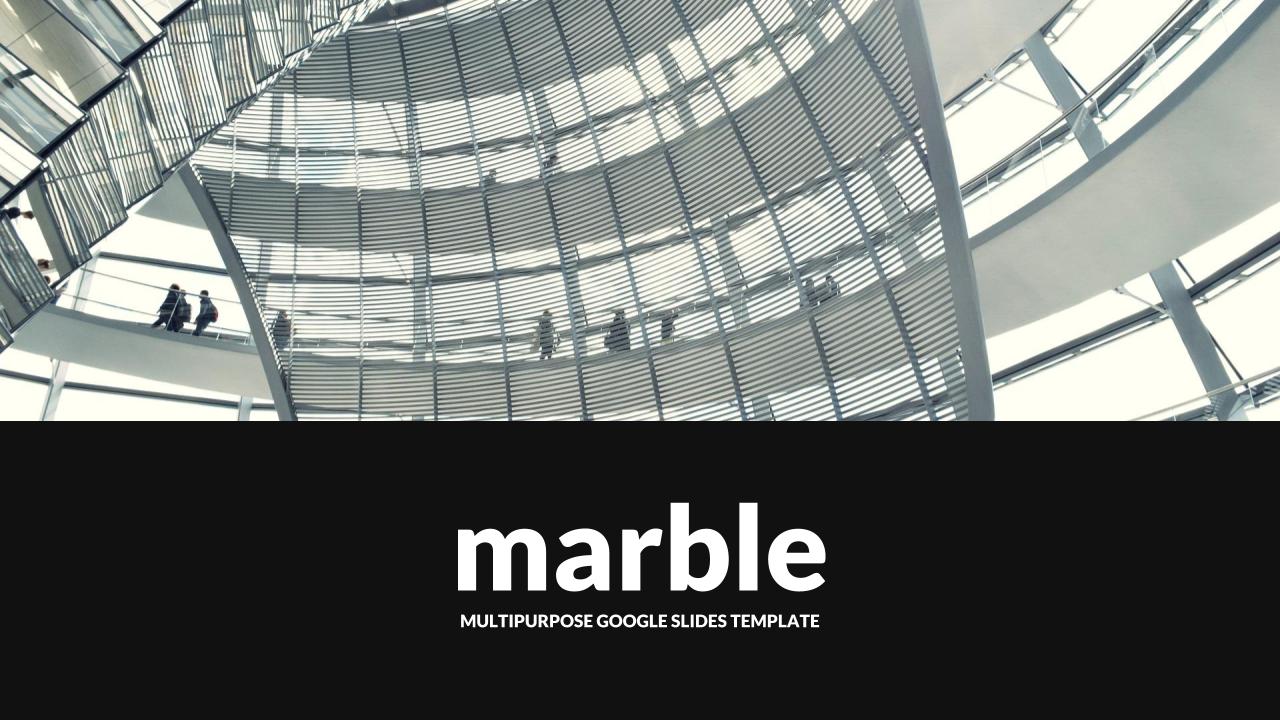 Marble - Minimal Google Slides Template, Presentation Templates ...