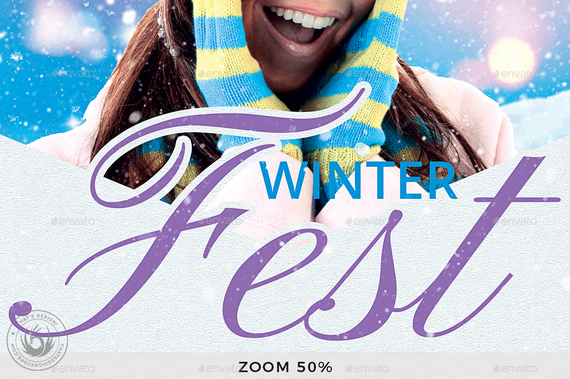 Winter Festival Flyer Template V3, Print Templates | GraphicRiver